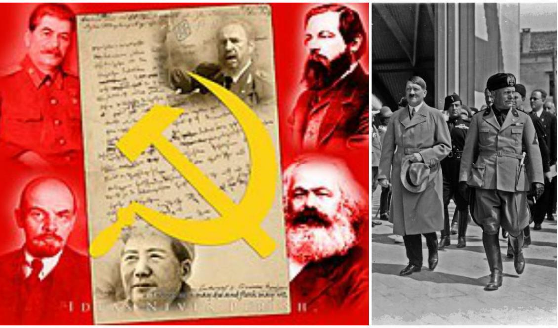 Nazism, fascism och socialism har alla sin rot i kommunism