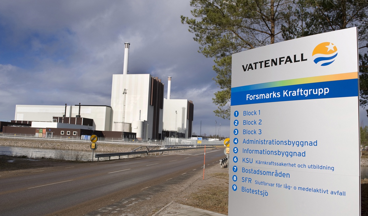 Rekord för Forsmarks elproduktion