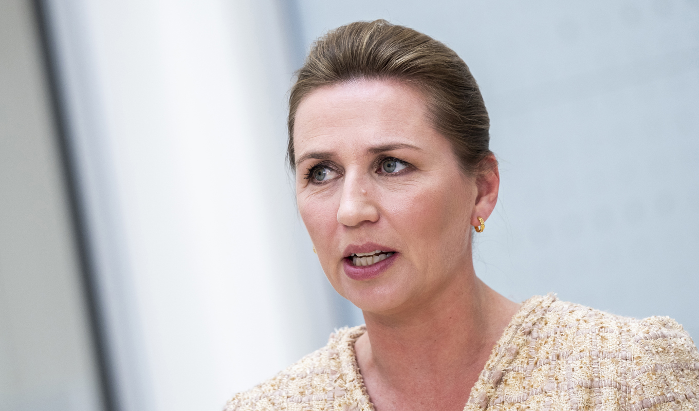 Mette Frederiksen till Vita huset