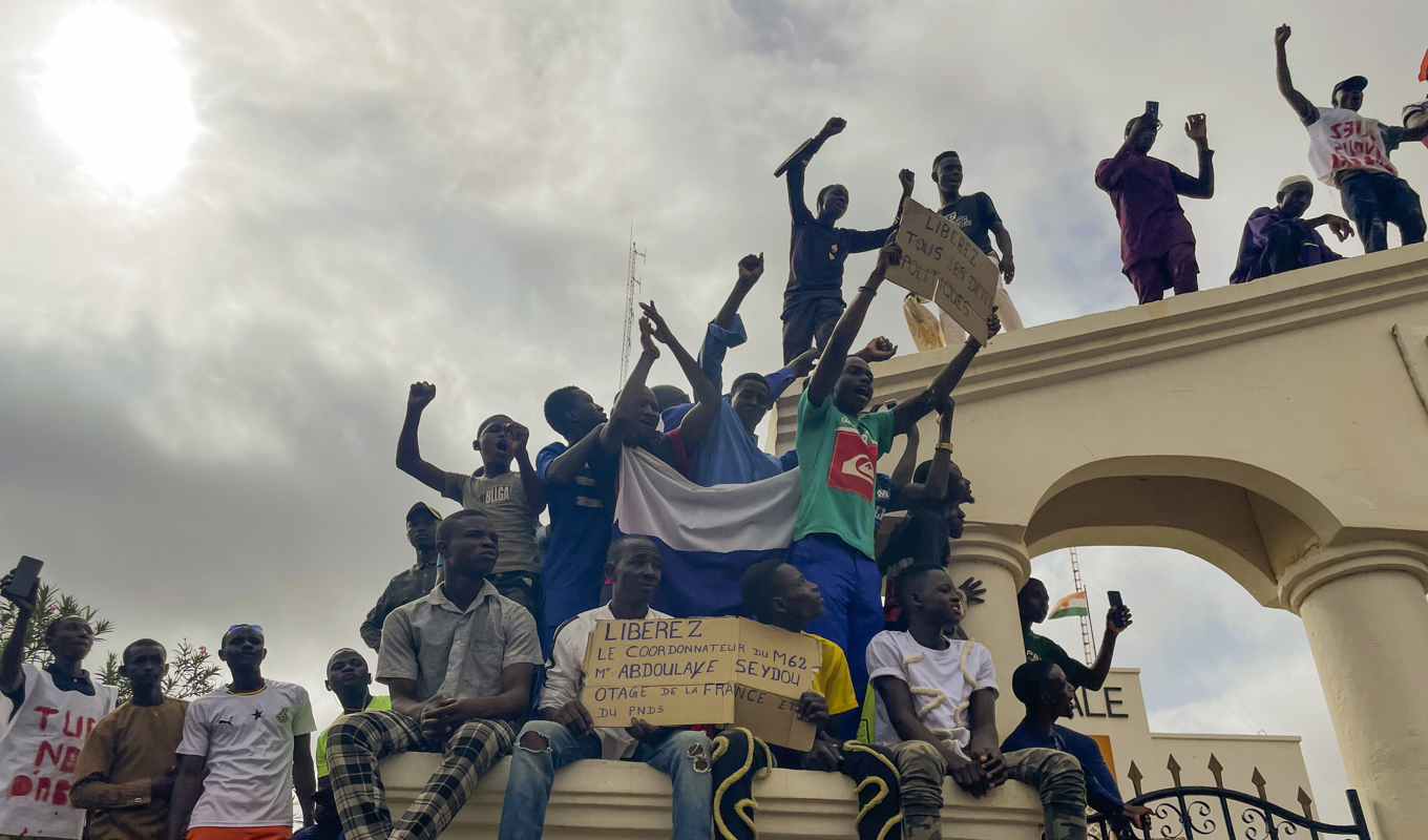 Franska medier blockeras i Niger