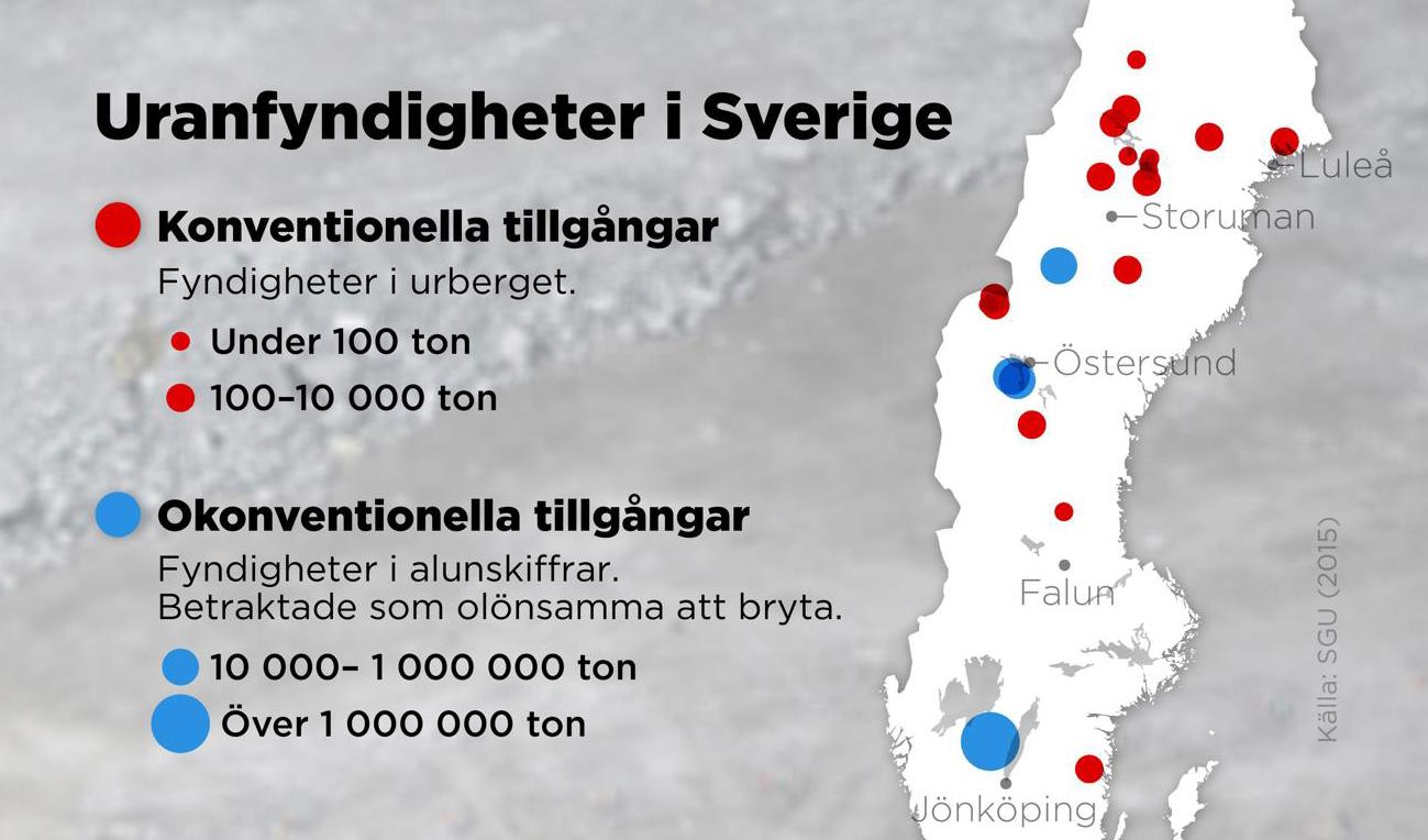 Vd: Vi vill bryta uran i Sverige