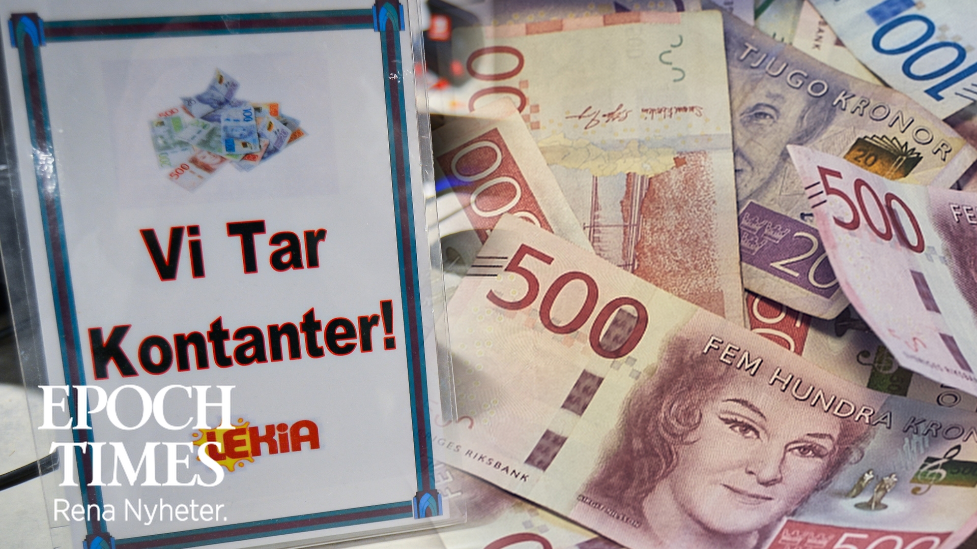 Majoritet av svenskar vill bevara kontanter
