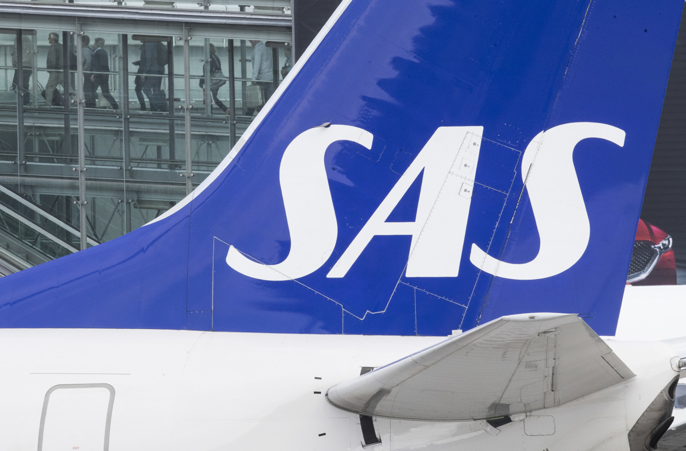 SAS-plan tvingades landa i Paris