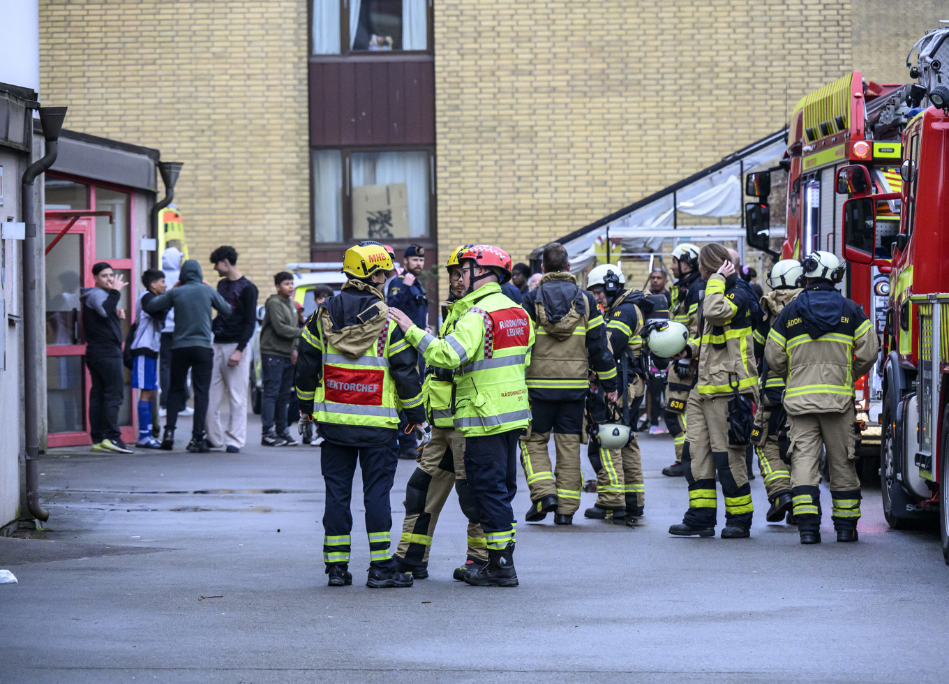 Brand i Lund – två till sjukhus
