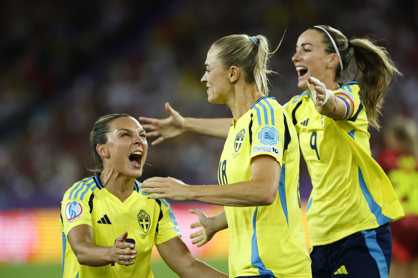Sverige vann galen gruppfinal mot Tyskland