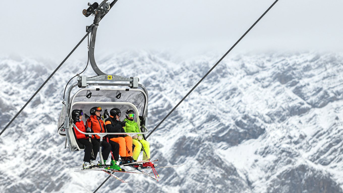 Slalom och simtur (samma dag!)