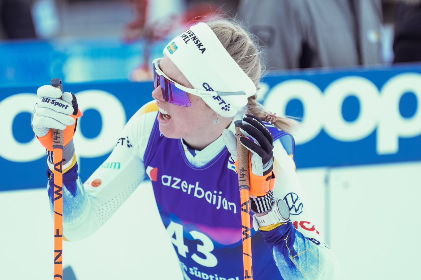 Tufft för damerna – nia i världscupens sprintstafett